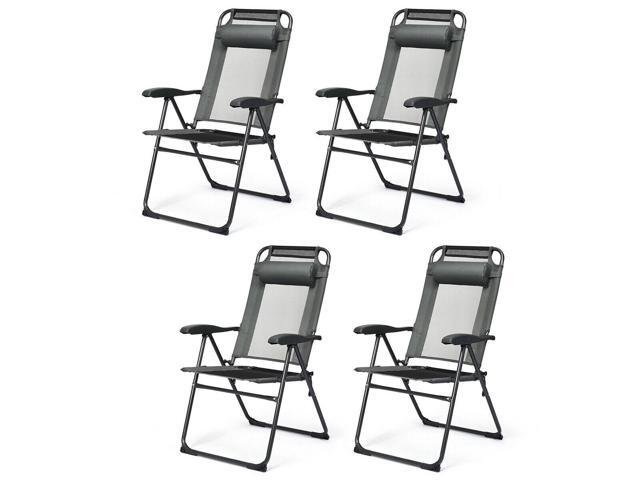 Click here for SlickBlue 4 Pieces Patio Garden Adjustable Reclini... prices