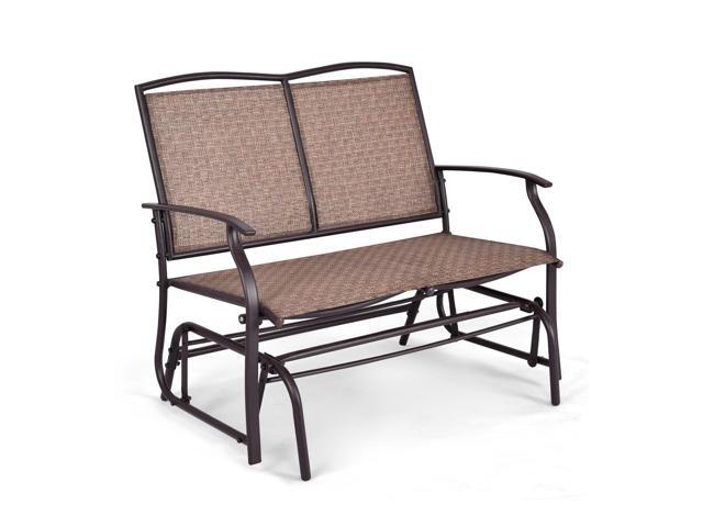 Click here for SlickBlue Iron Patio Rocking Chair for Outdoor Bac... prices