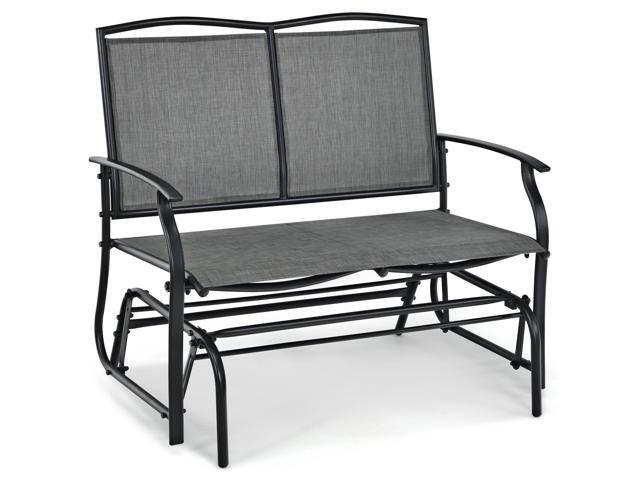 Click here for SlickBlue Iron Patio Rocking Chair for Outdoor Bac... prices