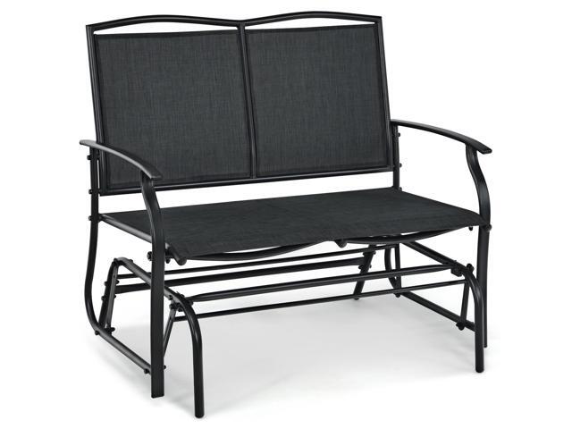 Click here for SlickBlue Iron Patio Rocking Chair for Outdoor Bac... prices