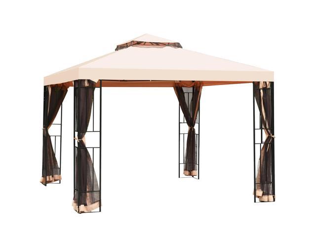 Click here for SlickBlue 2-Tier Vented Metal Canopy with Mosquito... prices