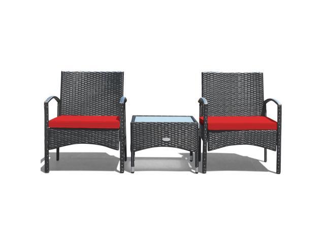 Click here for SlickBlue 3 Pieces Patio Wicker Rattan Furniture S... prices