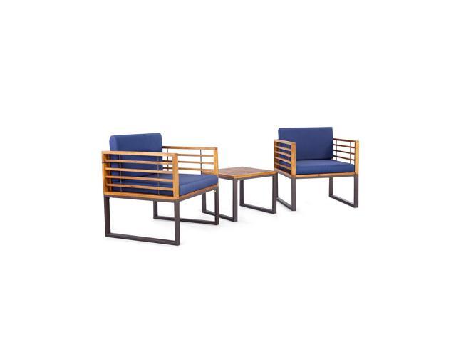 Click here for SlickBlue 3 Pieces Patio Acacia Wood Conversation... prices