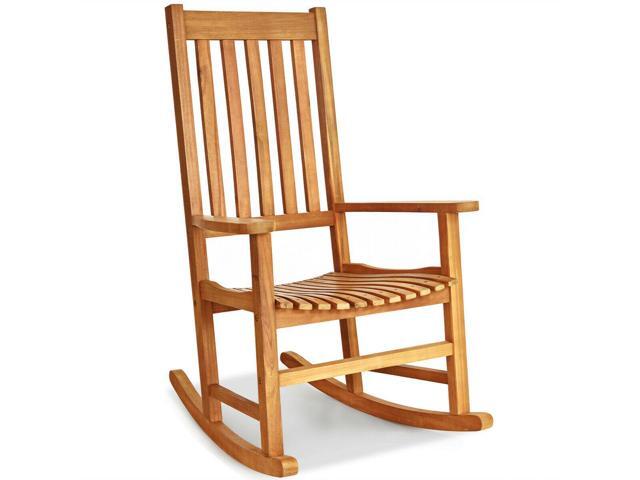 Click here for SlickBlue Indoor Outdoor Wooden High Back Rocking... prices