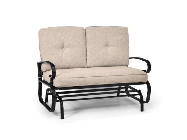 Click here for SlickBlue 2 Seats Outdoor Swing Glider Chair with... prices