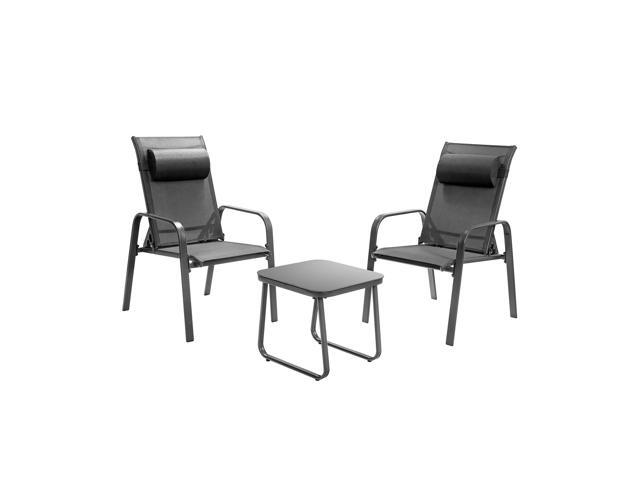 Click here for SlickBlue 3 Pieces Patio Bistro Furniture Set with... prices