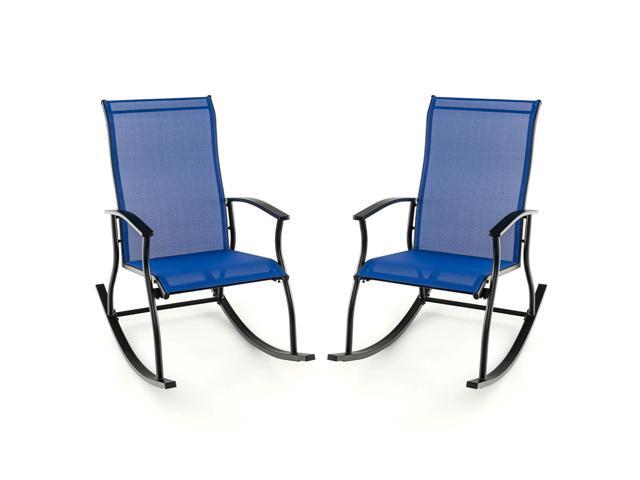 Click here for SlickBlue 2 Pieces Outdoor Rocking Chairs with Bre... prices