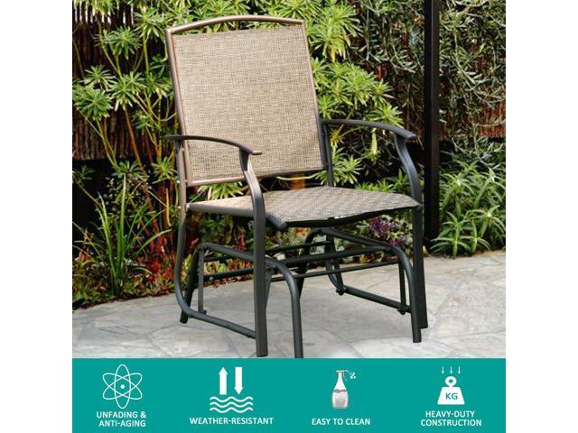 Click here for SlickBlue Steel Frame Garden Swing Single Glider C... prices