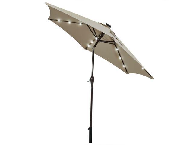 Click here for SlickBlue 9 Feet Solar LED Lighted Patio Market Um... prices