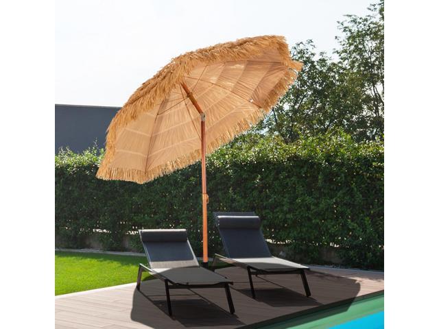 Click here for SlickBlue 6.5 Feet Portable Thatched Tiki Beach Um... prices