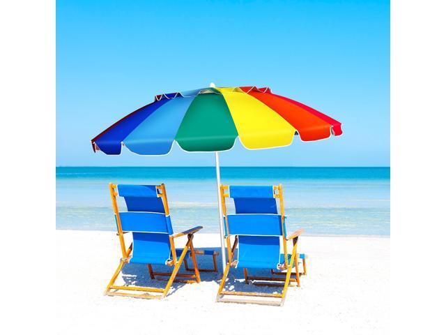 Click here for SlickBlue 8FT Portable Beach Umbrella with Sand An... prices