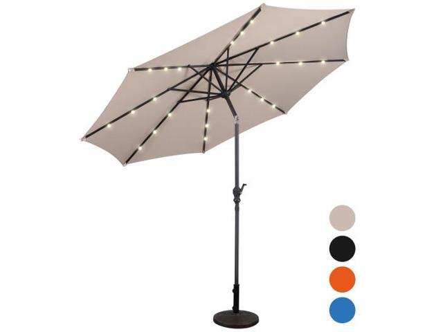 Click here for SlickBlue 10 ft Patio Solar Umbrella with Crank an... prices