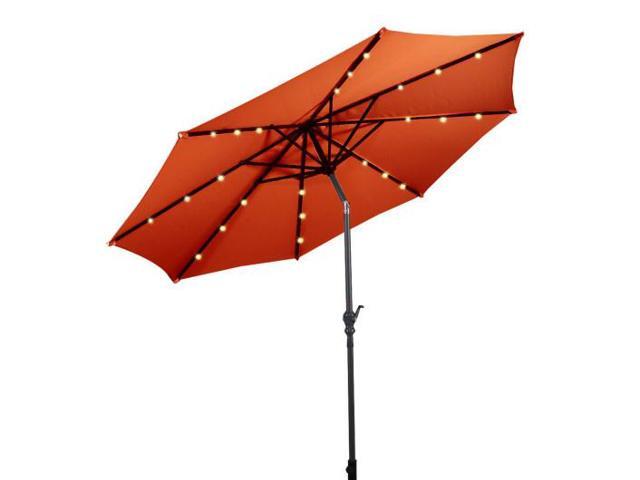 Click here for SlickBlue 10 ft Patio Solar Umbrella with Crank an... prices