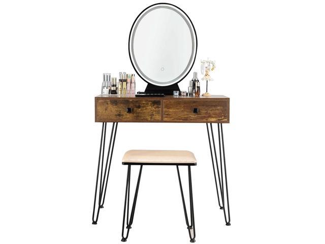Click here for SlickBlue Industrial Makeup Dressing Table with 3... prices