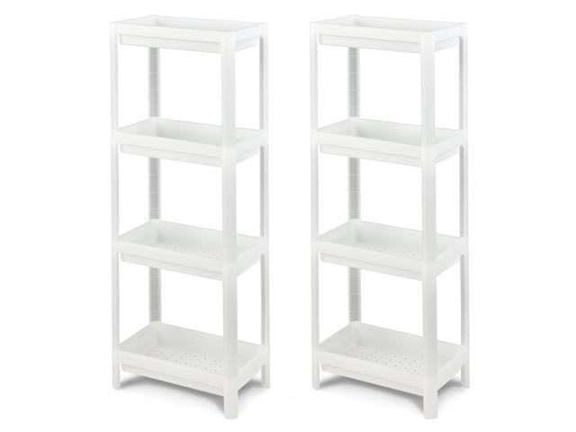 Click here for SlickBlue 2 Packs 4-Tier Detachable Slim Storage C... prices