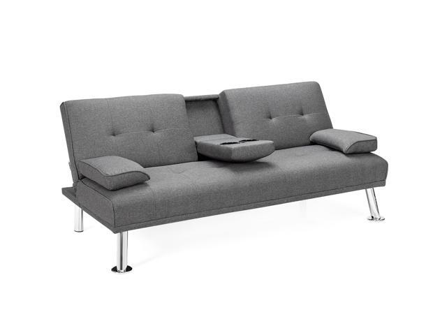 Click here for SlickBlue Convertible Folding Futon Sofa Bed Fabri... prices