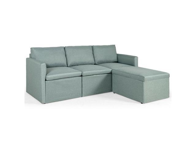 Click here for SlickBlue Convertible L-Shaped Sectional Sofa Couc... prices