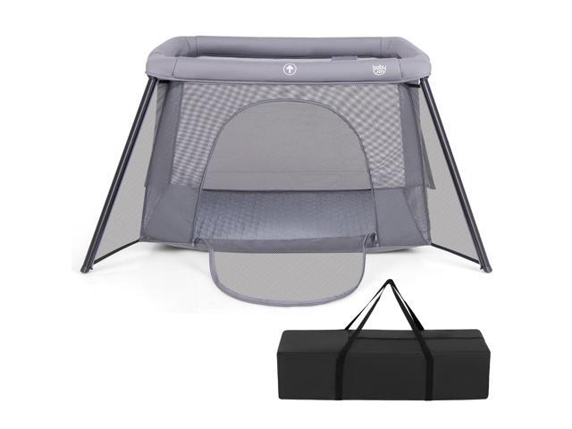 Click here for SlickBlue 2-in-1 Portable Baby Playpen with Safety... prices