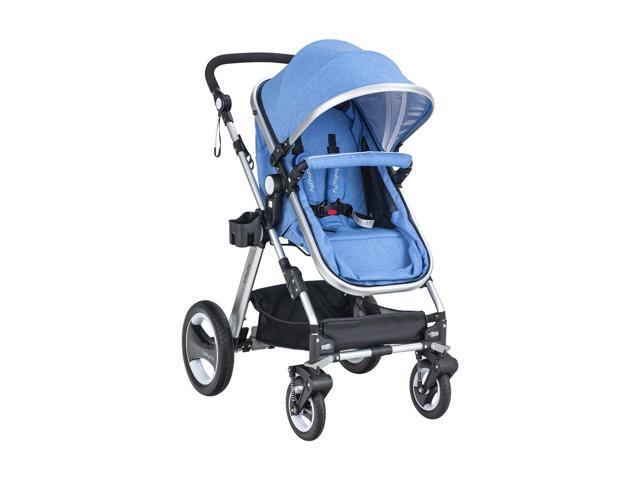 Click here for SlickBlue Folding Aluminum Baby Stroller Baby Jogg... prices