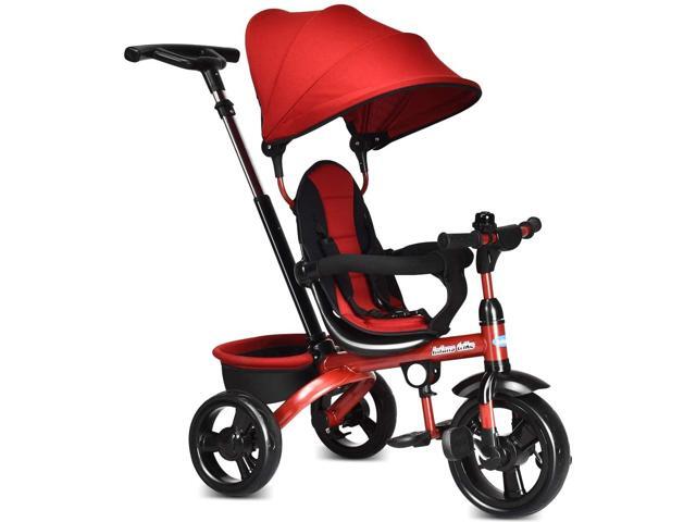 Click here for SlickBlue 4-in-1 Kids Tricycle with Adjustable Pus... prices