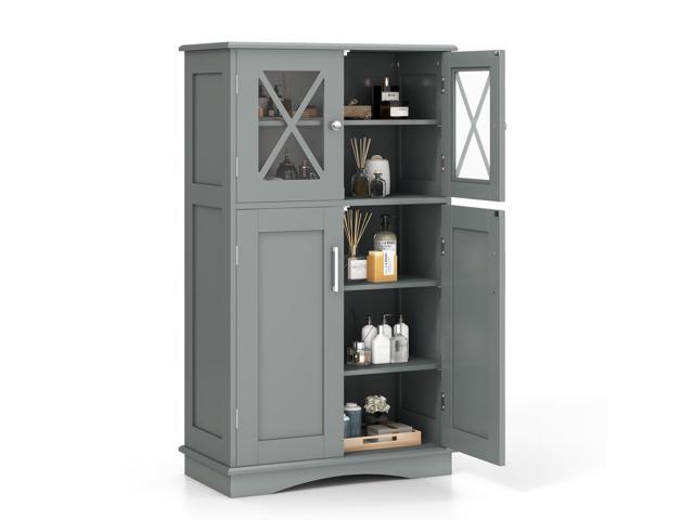 Click here for SlickBlue 4 Doors Freeestanding Bathroom Floor Cab... prices