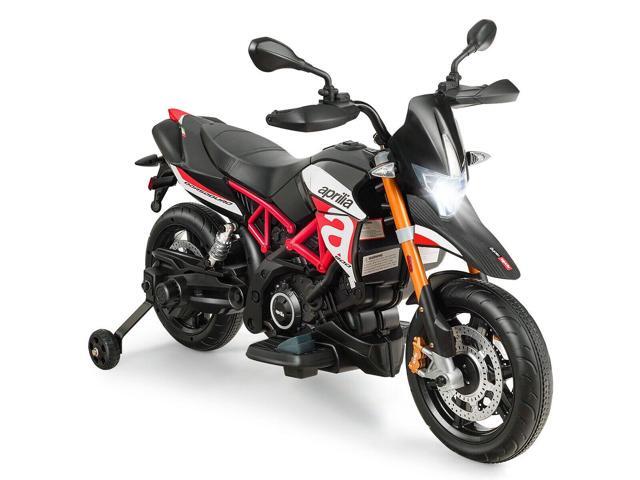 Click here for SlickBlue 12V Kids Ride-On Motorcycle Aprilia Lice... prices