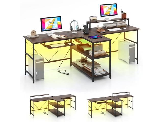 Click here for SlickBlue 2-Person Reversible Computer Desk Long O... prices