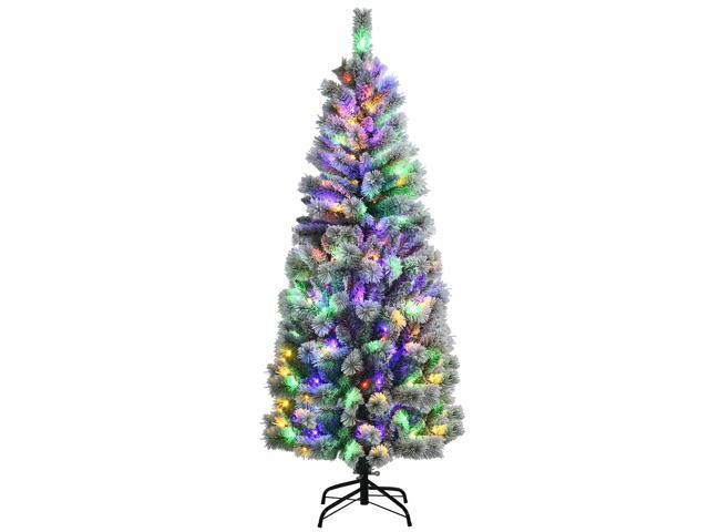 Click here for SlickBlue Pre-Lit Hinged Christmas Tree with Remot... prices