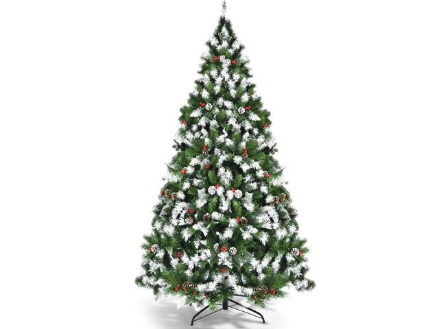Click here for SlickBlue Pre-lit Snow Flocked Christmas Tree with... prices