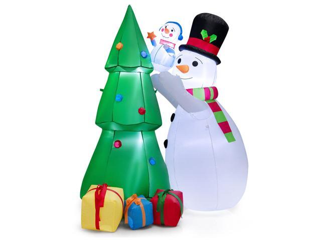 Click here for SlickBlue Tall Inflatable Christmas Snowman and Tr... prices