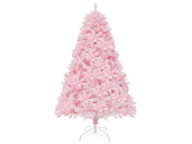 Click here for SlickBlue Flocked Artificial Xmas Tree Hinged with... prices