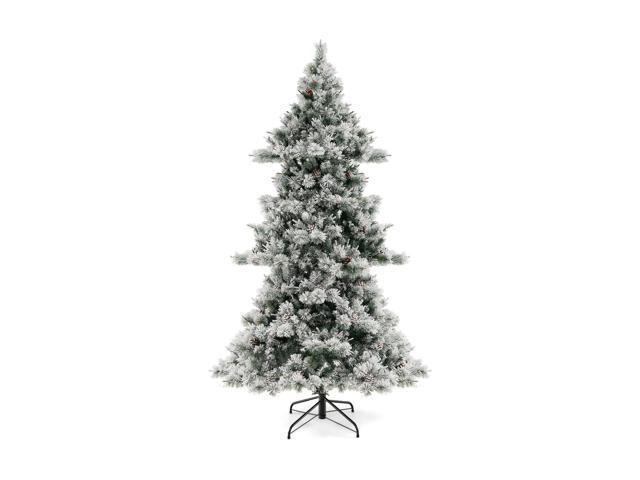 Click here for SlickBlue Flocked Christmas Tree with Pine Needles prices