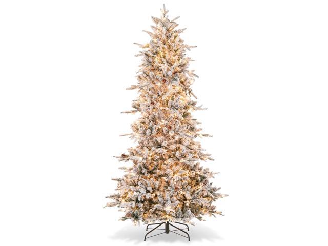 Click here for SlickBlue Pre-Lit Full Artificial Christmas Tree w... prices