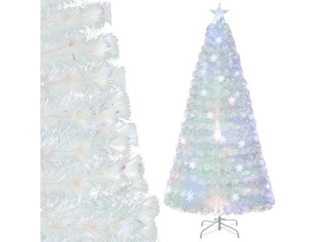 Click here for SlickBlue Pre-Lit White Artificial Christmas Tree... prices