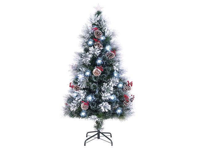 Click here for SlickBlue Flocked Christmas Tree with 8 Lighting M... prices