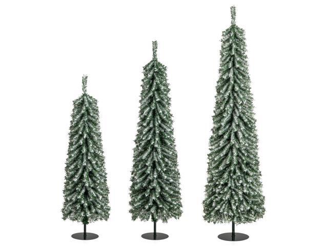 Click here for SlickBlue Artificial Christmas Tree Set of 3 with... prices