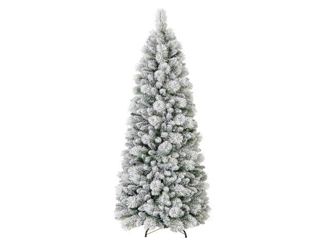 Click here for SlickBlue Flocked Christmas Tree with Pine Needles... prices