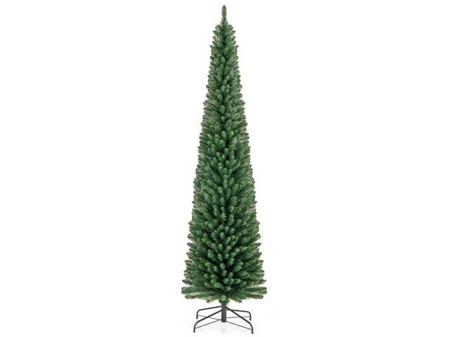 Click here for SlickBlue Pre-Lit Slim Pencil Christmas Tree with... prices