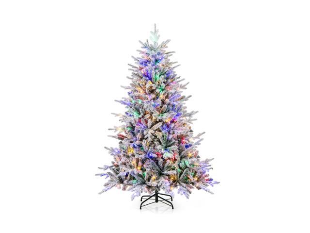 Click here for SlickBlue Artificial Flocked Christmas Tree with 8... prices