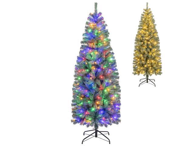 Click here for SlickBlue Pre-Lit Blue Artificial Christmas Tree w... prices