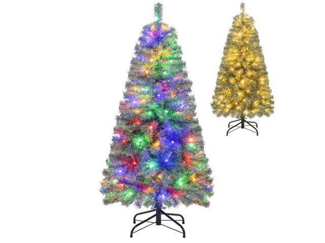 Click here for SlickBlue Pre-Lit Blue Artificial Christmas Tree S... prices