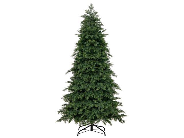 Click here for SlickBlue Artificial Christmas Tree Green Hinged H... prices