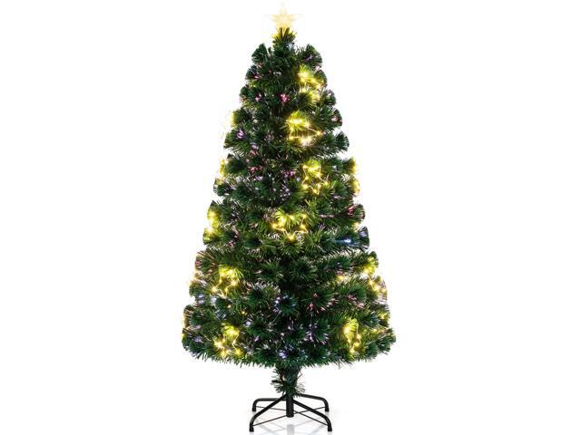 Click here for SlickBlue Pre-Lit Artificial Xmas Tree with Top St... prices