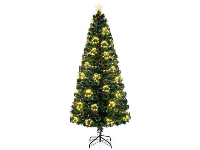 Click here for SlickBlue Pre-Lit Artificial Xmas Tree with Top St... prices
