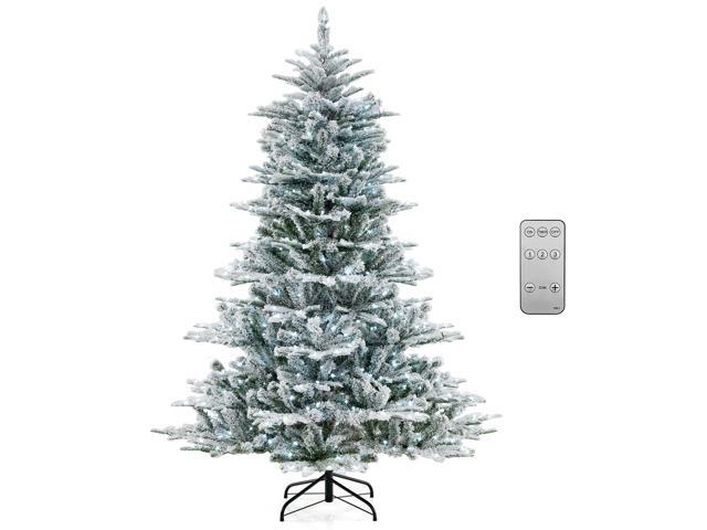 Click here for SlickBlue 6 Feet Snow Flocked Artificial Christmas... prices