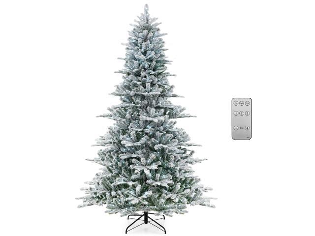 Click here for SlickBlue 8 Feet Snow Flocked Artificial Christmas... prices