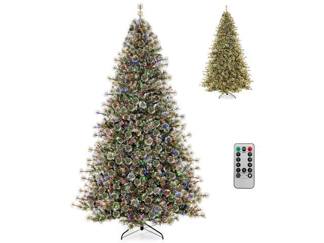 Click here for SlickBlue Artificial Christmas Tree Pre-Lit Hinged... prices