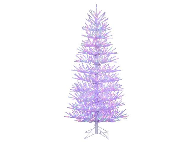 Click here for SlickBlue 7 FT Artificial Pre-lit Christmas Tree H... prices