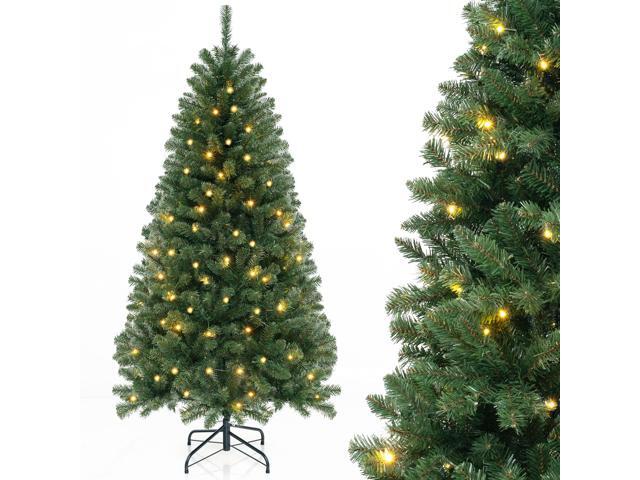 Click here for SlickBlue 6FT Artificial Christmas Tree with 568 B... prices