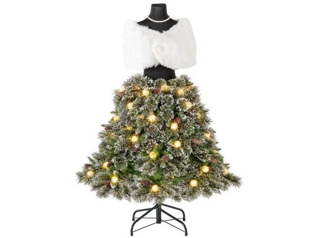 Click here for SlickBlue Pre-lit Mannequin Artificial Christmas T... prices